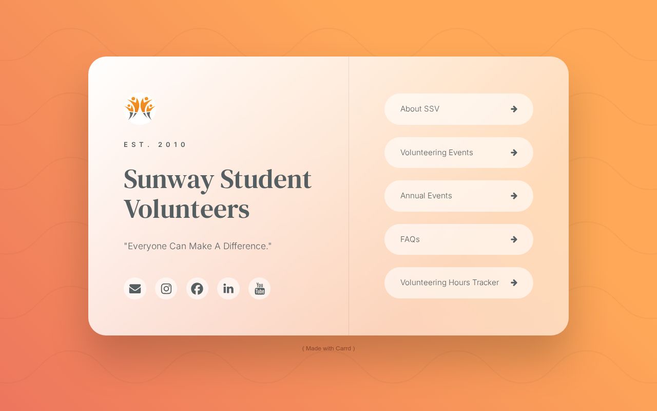 Sunway Student Volunteers
